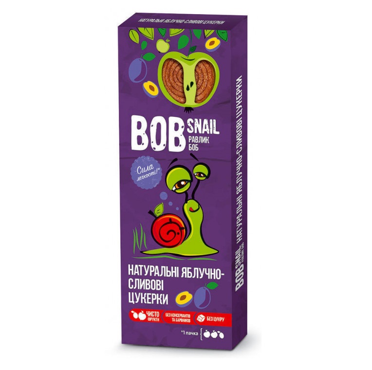 УЛИТКА БОБ КОНФЕТЫ яблоко-слива 30 г: цена, инструкция, отзывы в сети ...