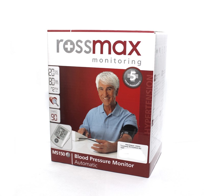 Тонометр ROSSMAX MS 150F: цена, инструкция, отзывы в сети аптек Viridis